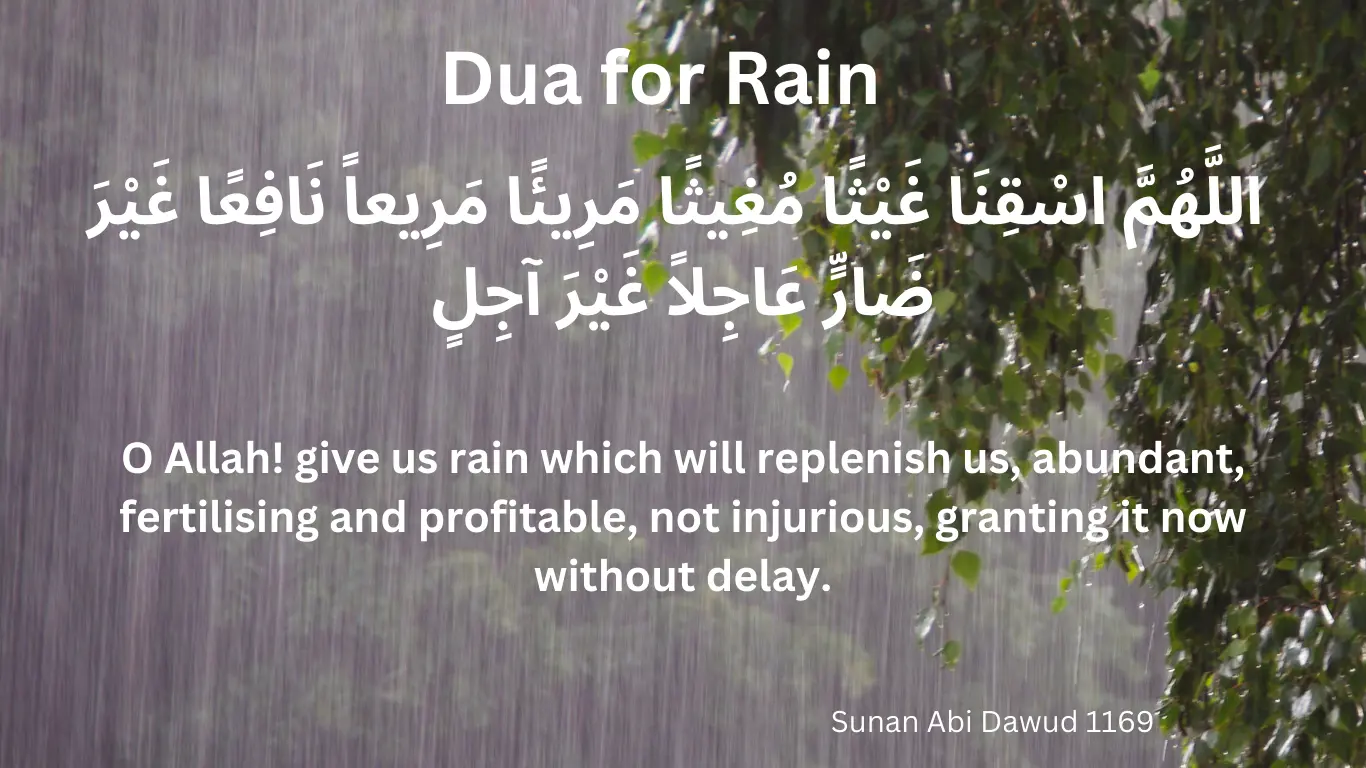 Barish Ki Dua/Dua for Rain in Arabic, Urdu & English | Namaz e Istisqa ...